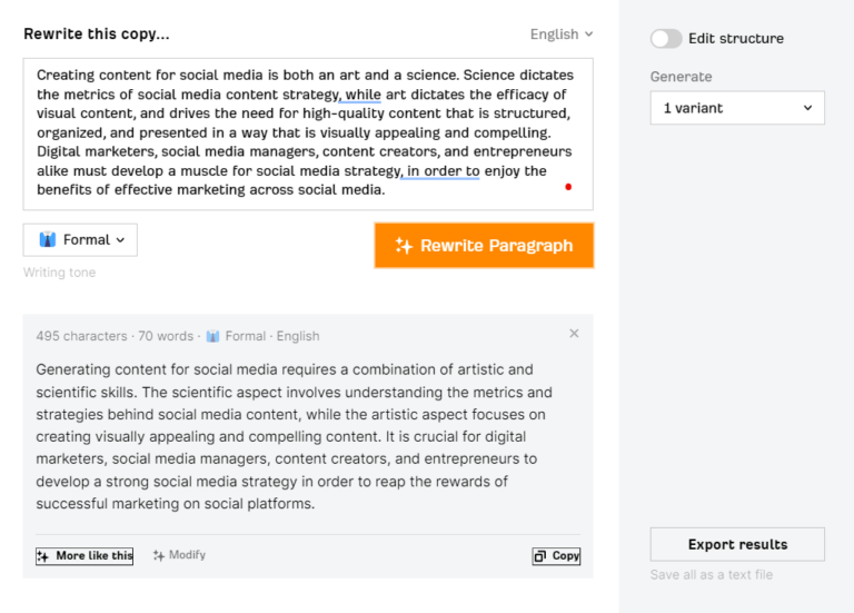 15 Amazing AI Paragraph Rewriter Tools