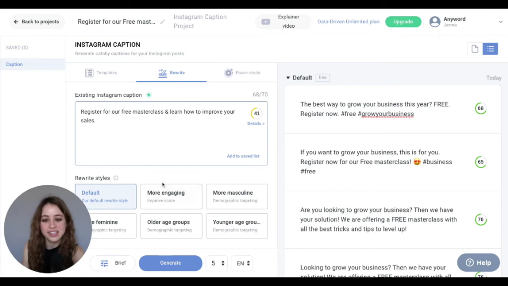 13 Effective AI Instagram Caption Generators (incl. Image-to-Text)