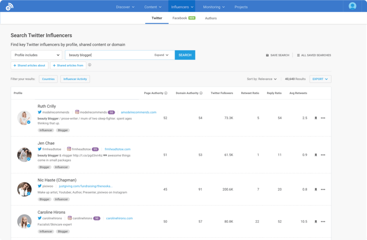 13 Definitive Influencer Databases to Help Find the Right Influencer
