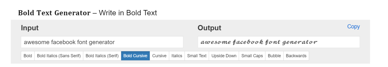 Top 15 Facebook Fonts Generators to Use on Meta