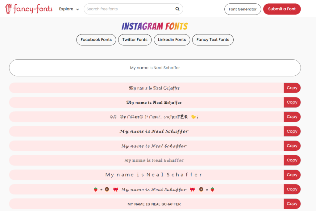 The Top 15 Instagram Font Generators to Check Out