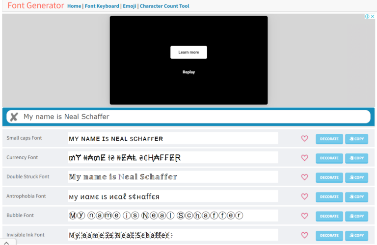 The Top 15 Instagram Font Generators to Check Out