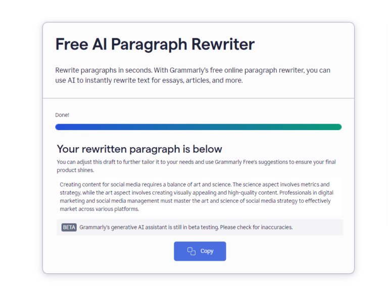 15 Amazing AI Paragraph Rewriter Tools
