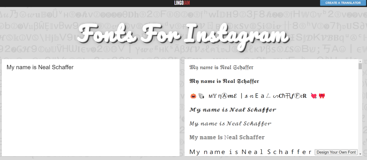 The Top 15 Instagram Font Generators to Check Out
