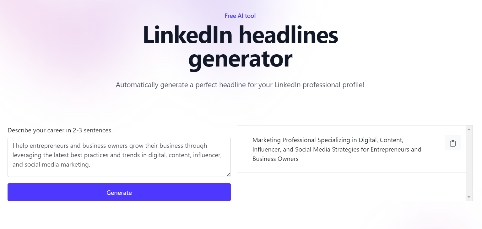 11 Compelling LinkedIn Headline Generators