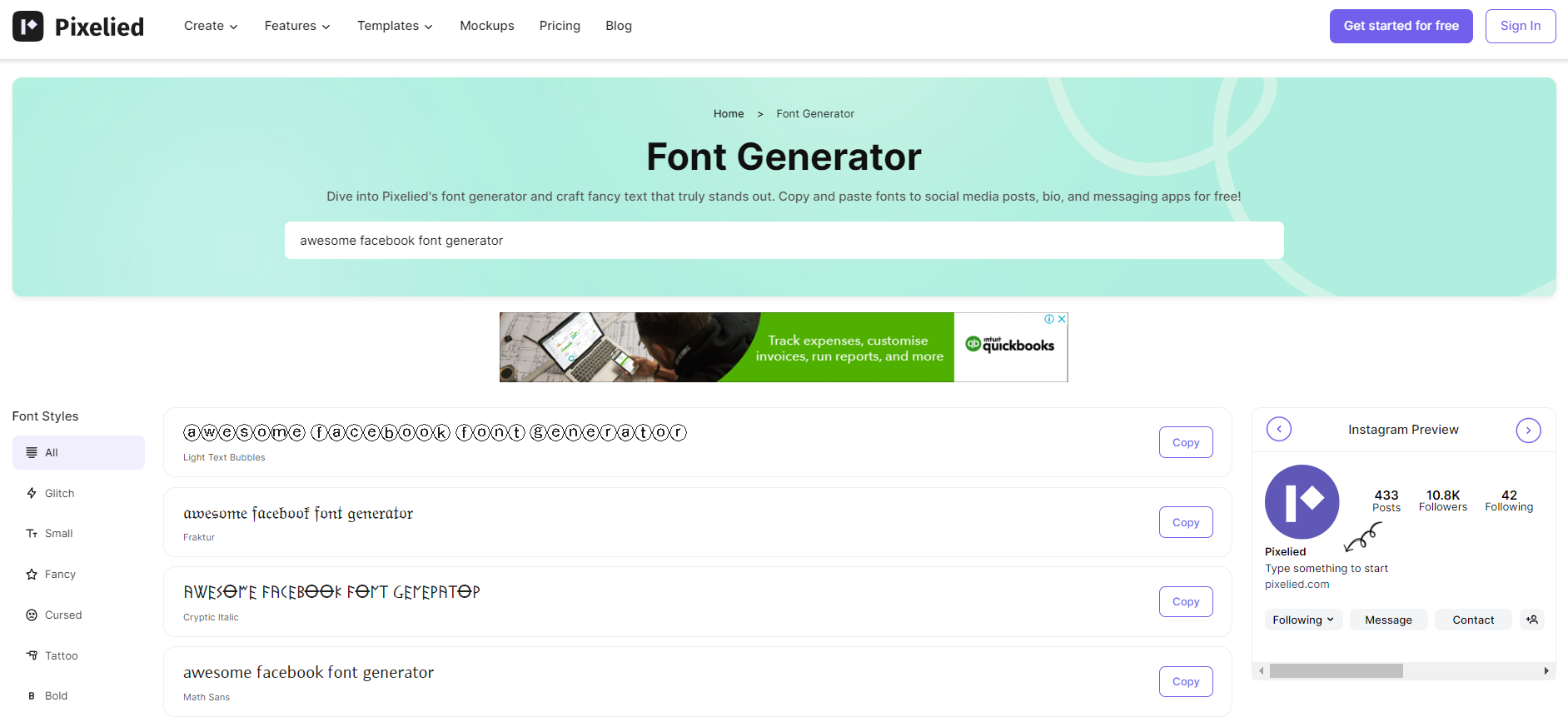 Top 15 Facebook Fonts Generators to Use on Meta