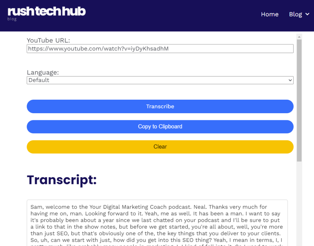 7 Simple and Free YouTube Transcript Generators