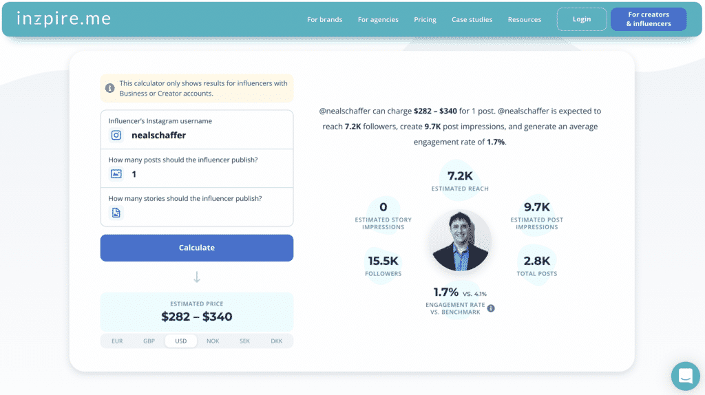 I Tested 7 Instagram Influencer Pricing Calculators. The Results?