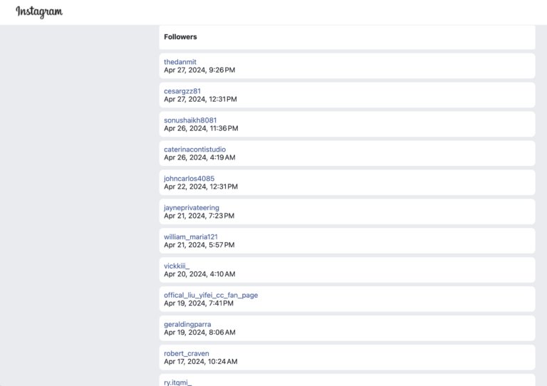 Instagram Follower Export Tools: 6 Ways to Get a Followers List