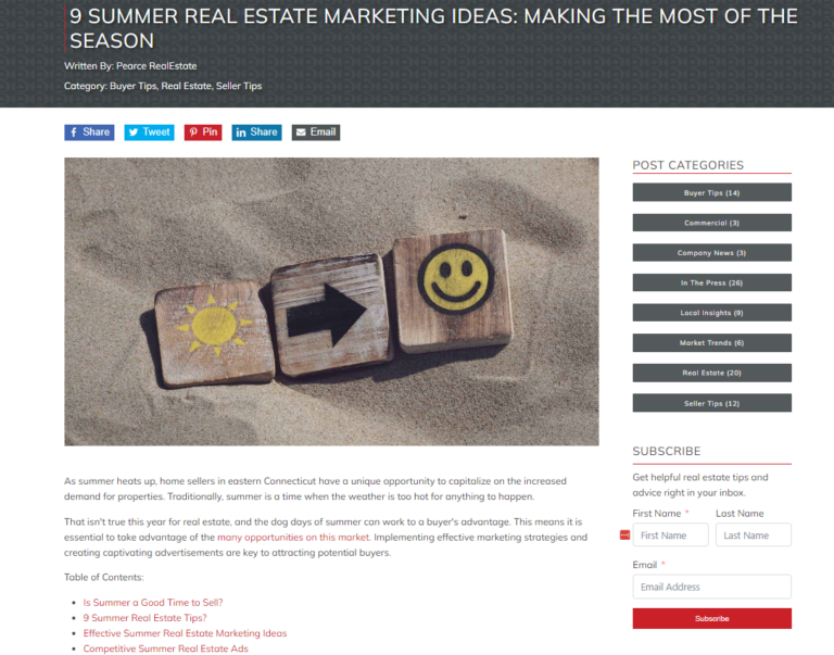 19 Engaging Real Estate Blog Ideas to Grow Your Realtor Business