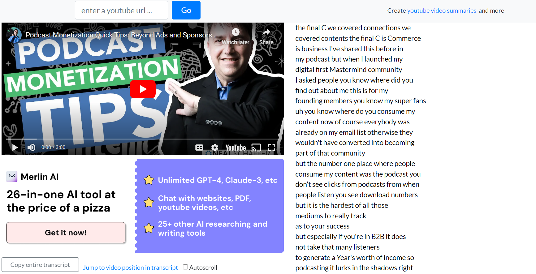 7 Simple and Free YouTube Transcript Generators
