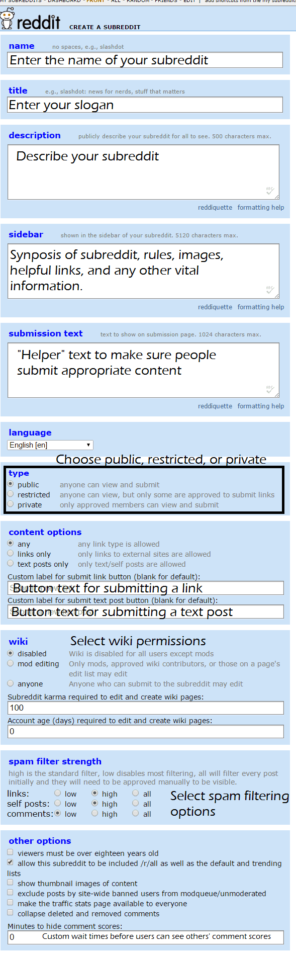 How to Create a Subreddit for Your Own Business, Service, or Program